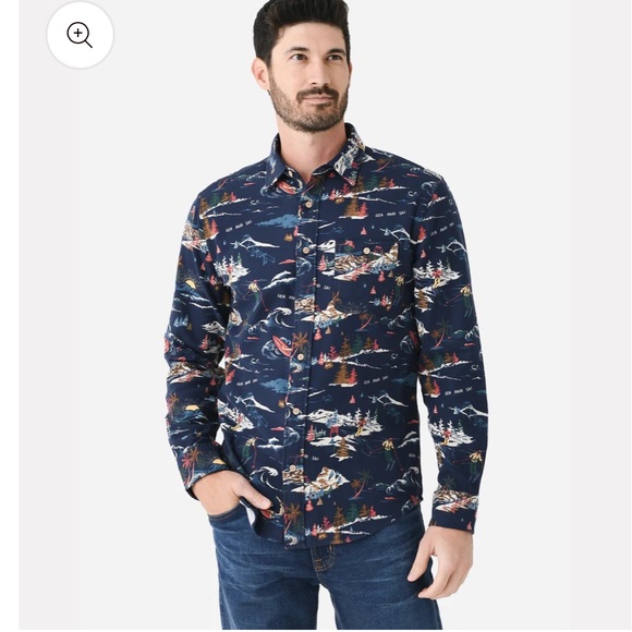 Faherty | Shirts | Nwt Fahertysuper Brushed Flannel Navy Sea To Sky | Poshmark